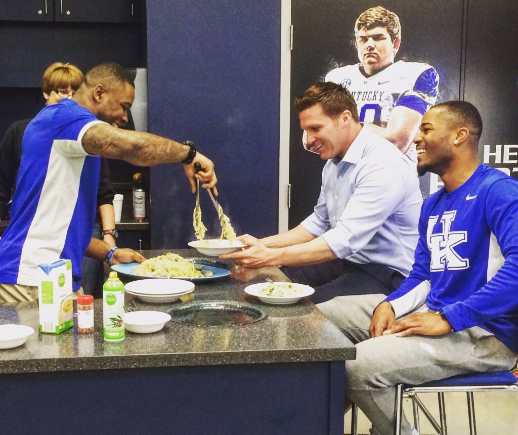 JoJo Kemp is cooking in the kitchen on the SEC Network - On3