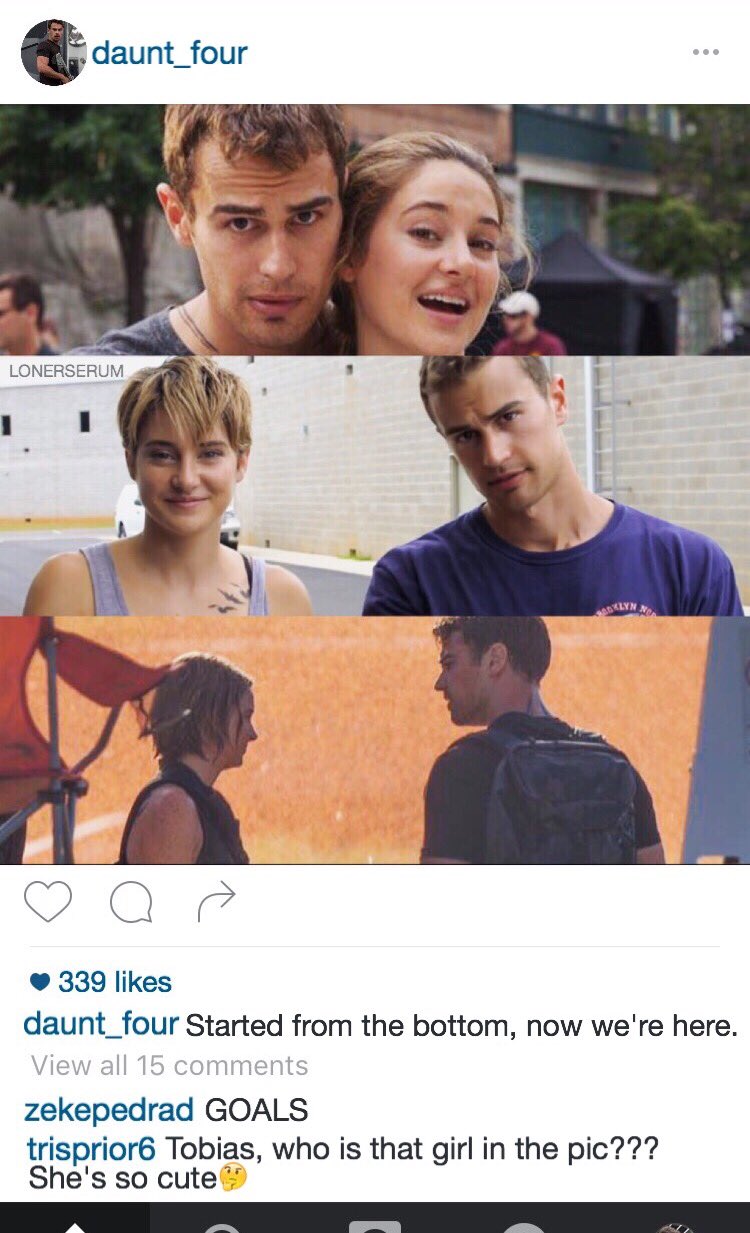 Tris Prior And Tobias Eaton