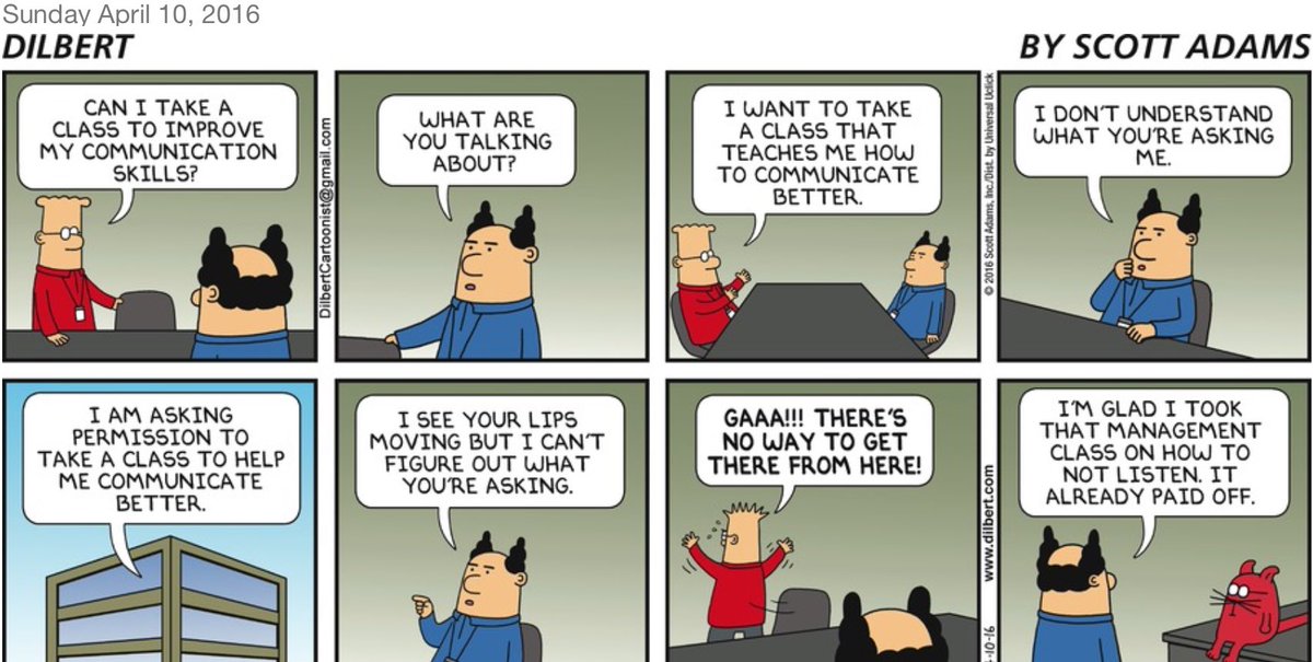 The art of not listening comic companylife Dilbert | Pascal Taillandier ...