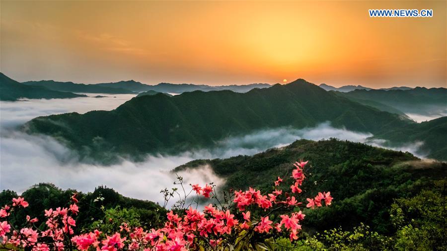 InPic: the scenery of Wuji Mountain in Huoshan County, east China's ...