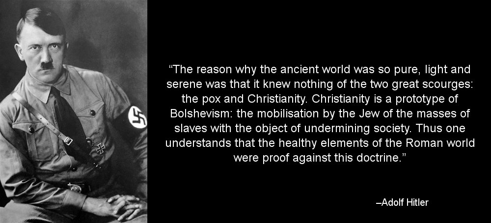 Adolf Hitler Religious Quotes Martin Niemöller: "First They Came For