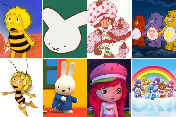 Children's cartoon characters: then and now - see how they have changed ...