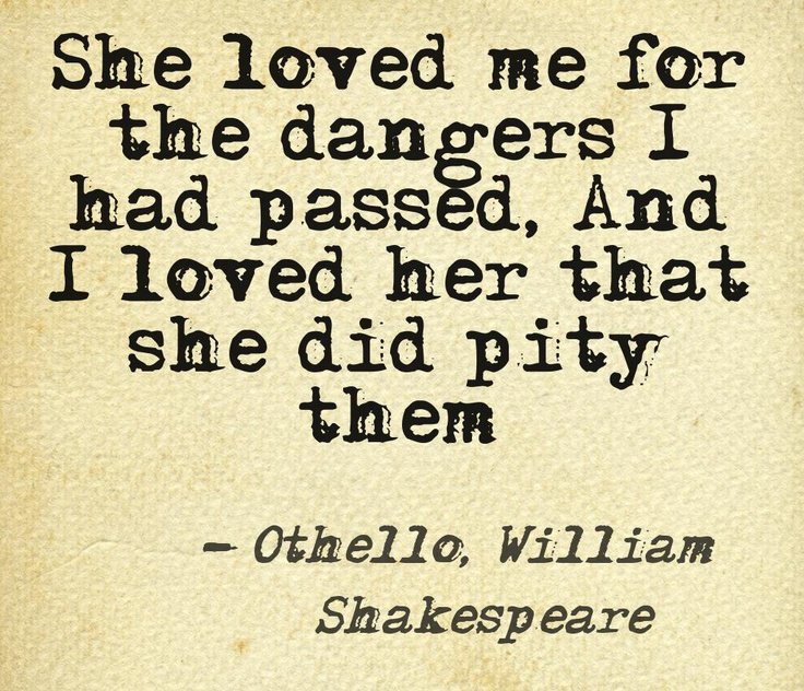 Othello Romantic Love Quotes