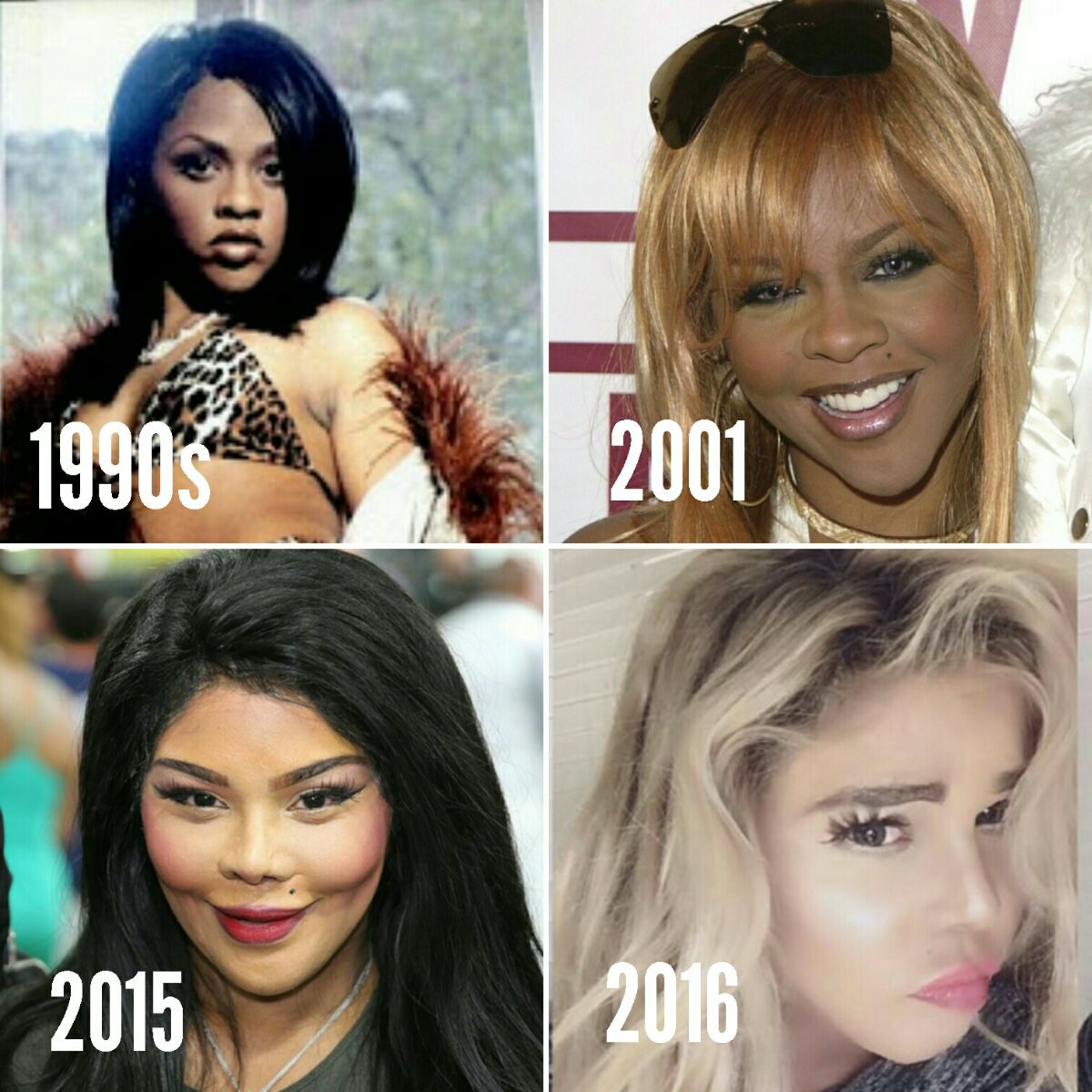 Lil Kim Before And After Skin Lightening