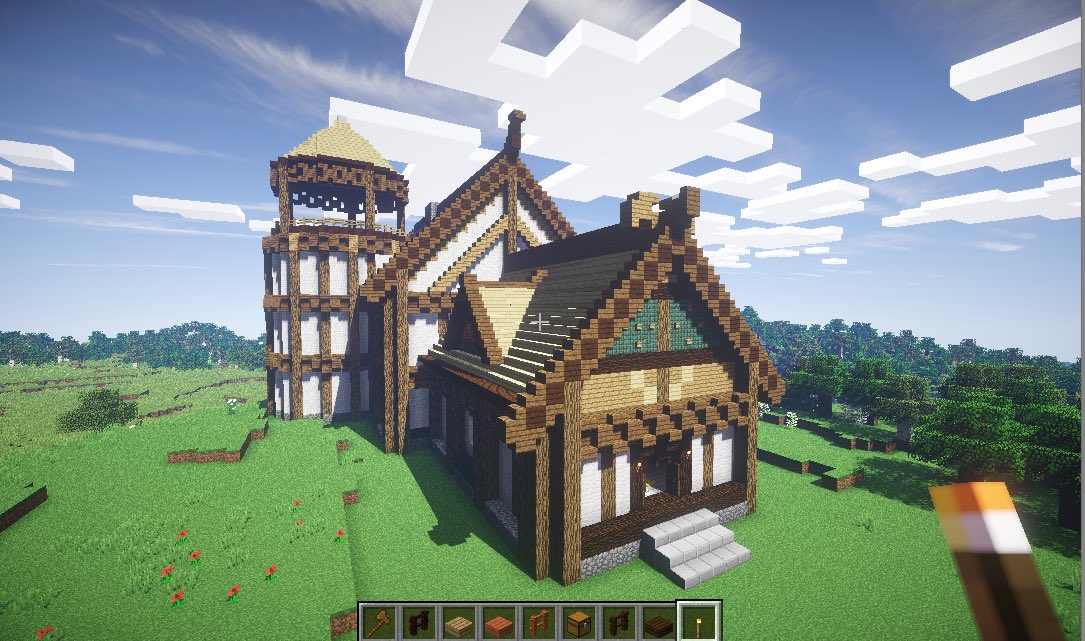 Minecraft Skyrim House