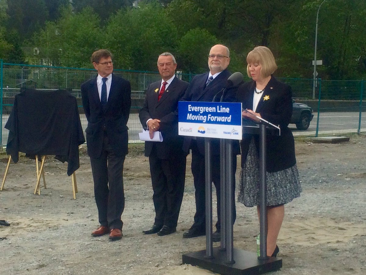 MLA for Port Moody-Coquitlam Linda Reimer at announcement about ... MLA for Port Moody-Coquitlam Linda Reimer at announcement about ...