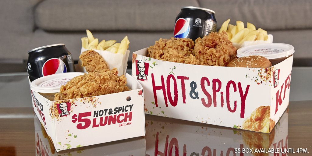 Kfc Hot And Spicy Chicken