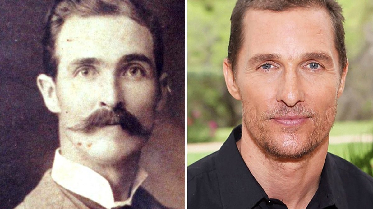 This great-great-grandfather looks like Matthew McConaughey, & he’s not ...