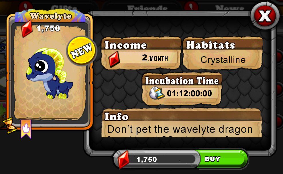 Shimmer Dragon Dragonvale