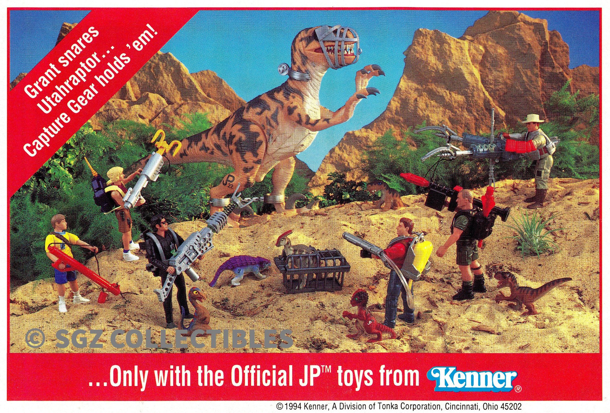 Utahraptor Jurassic Park Toy