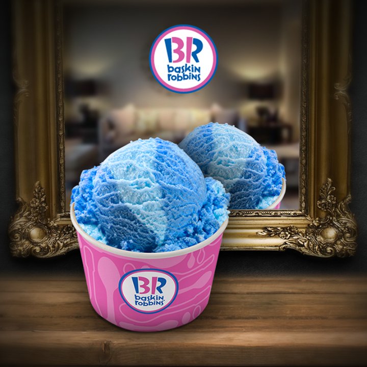 Blue Raspberry Ice Cream Baskin Robbins