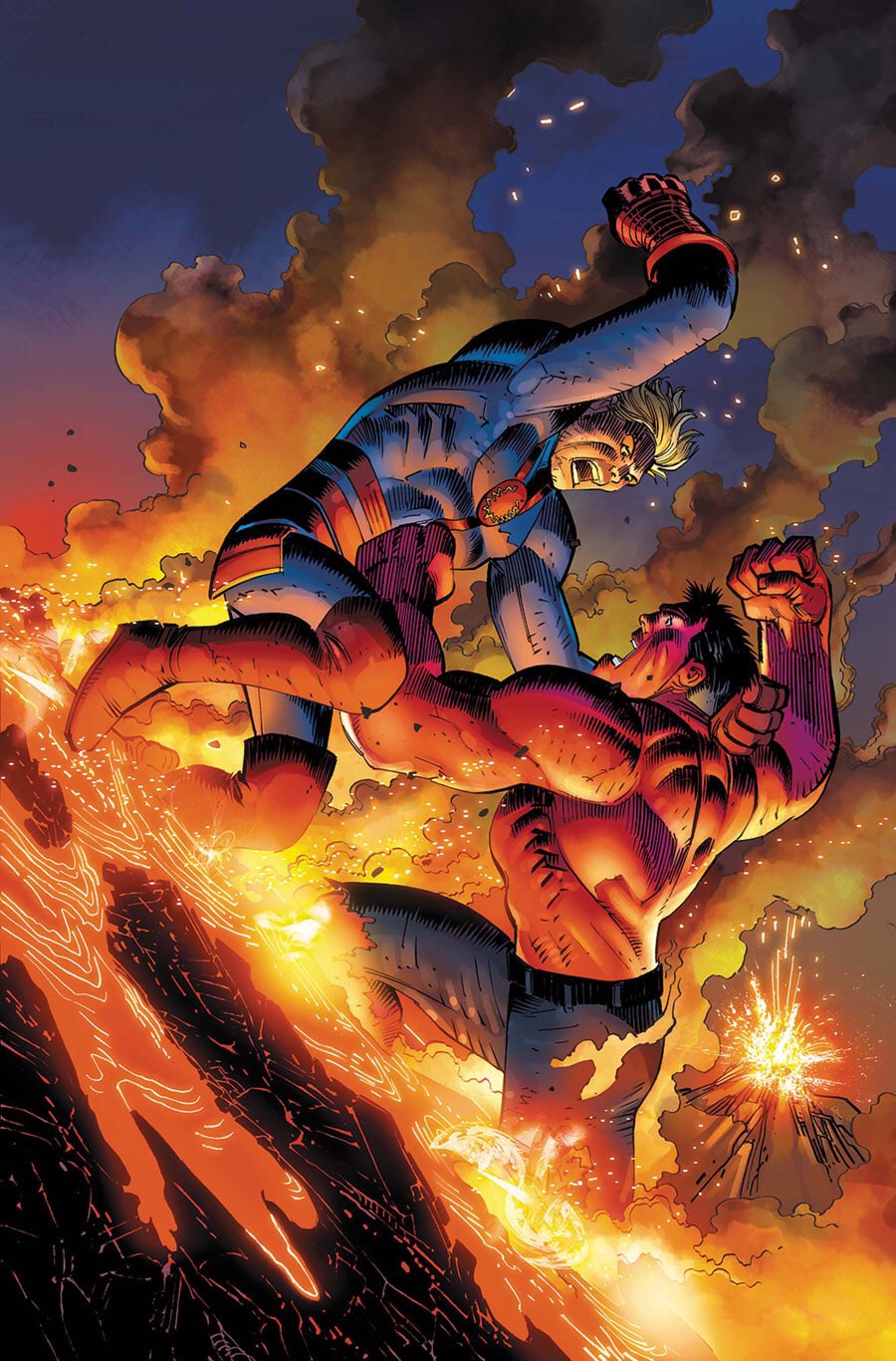 Red Hulk Vs Colossus