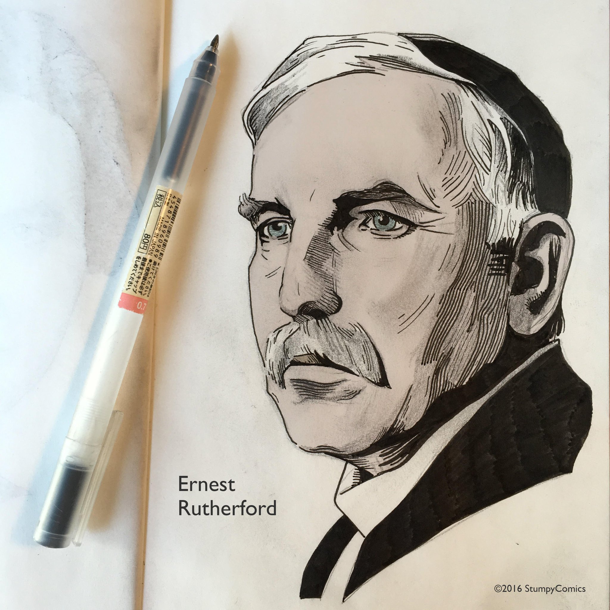 Ernest Rutherford Cartoon NUCLEAR PHYSICS – PHYSICS DEVELOPER