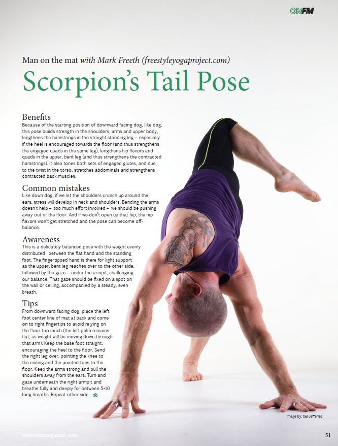 Scorpion Yoga Pose