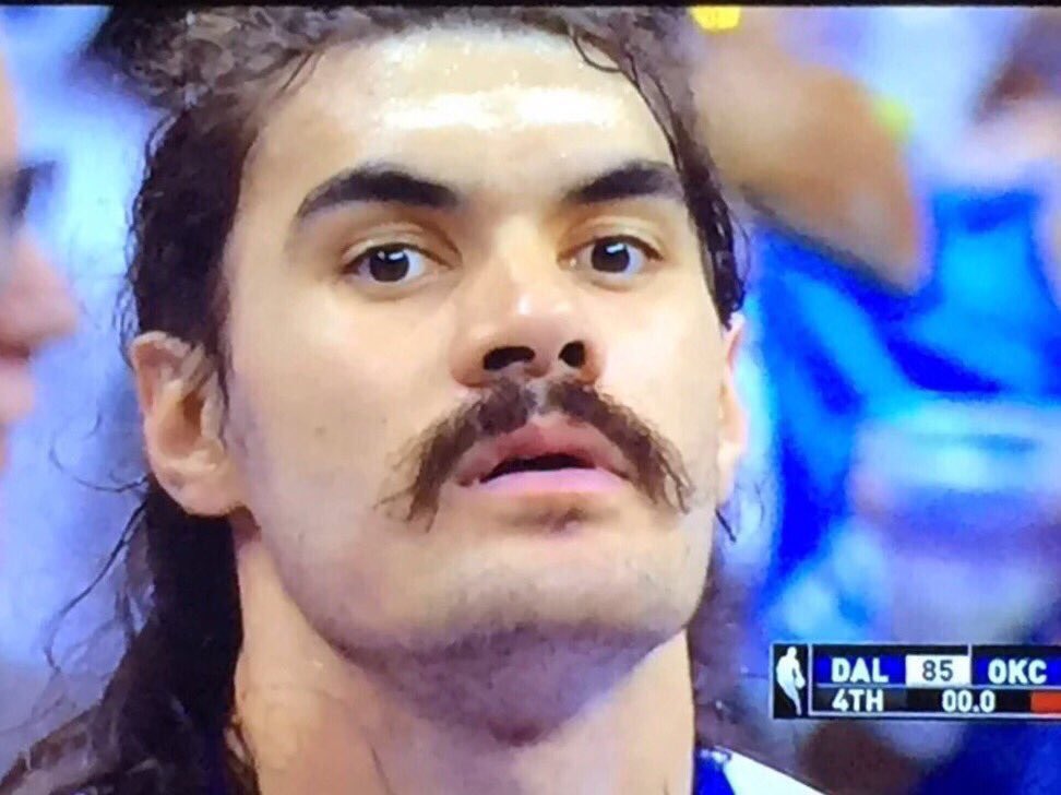 Steven Adams Mustache