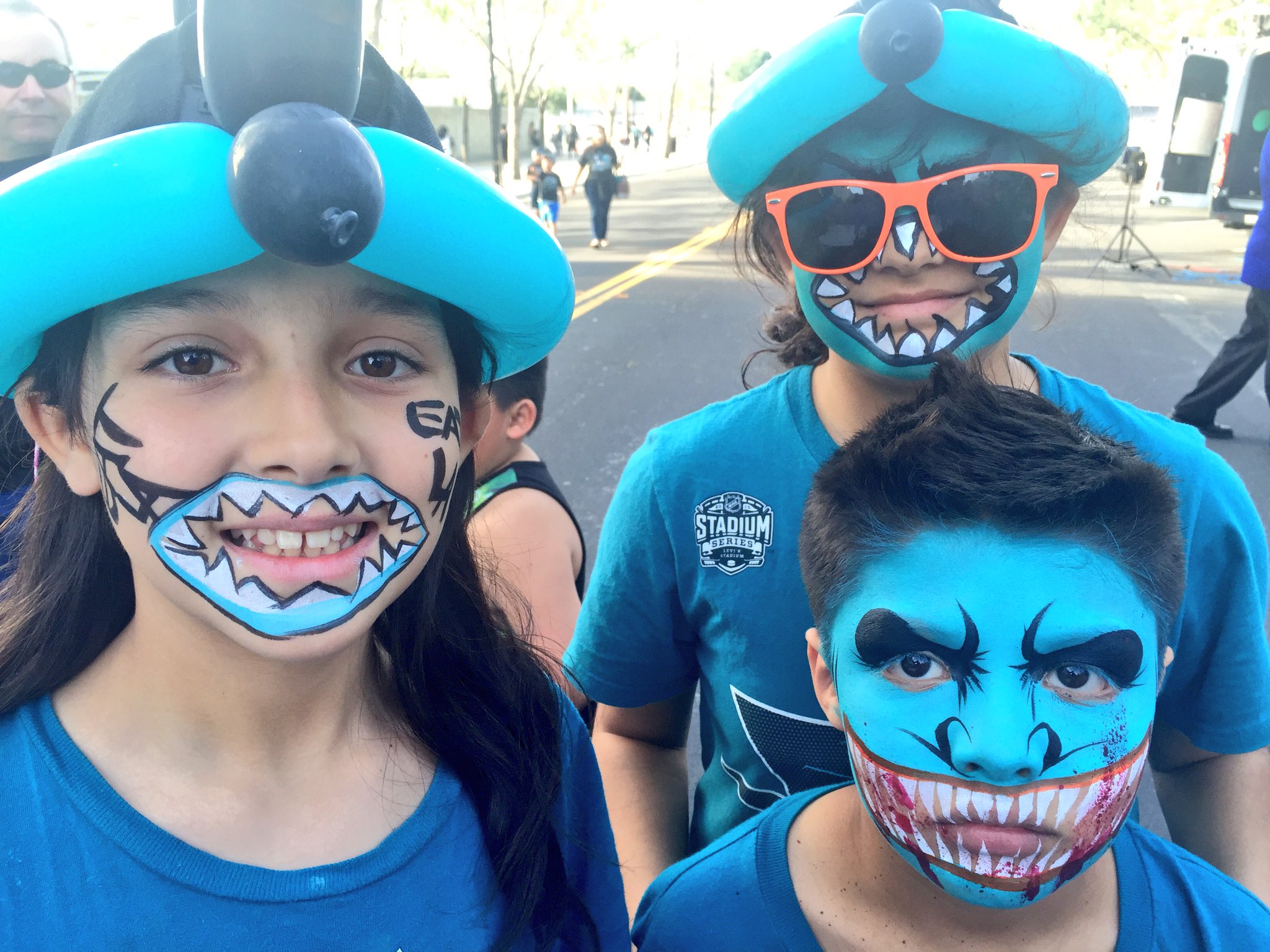 Shark Mouth Face Paint