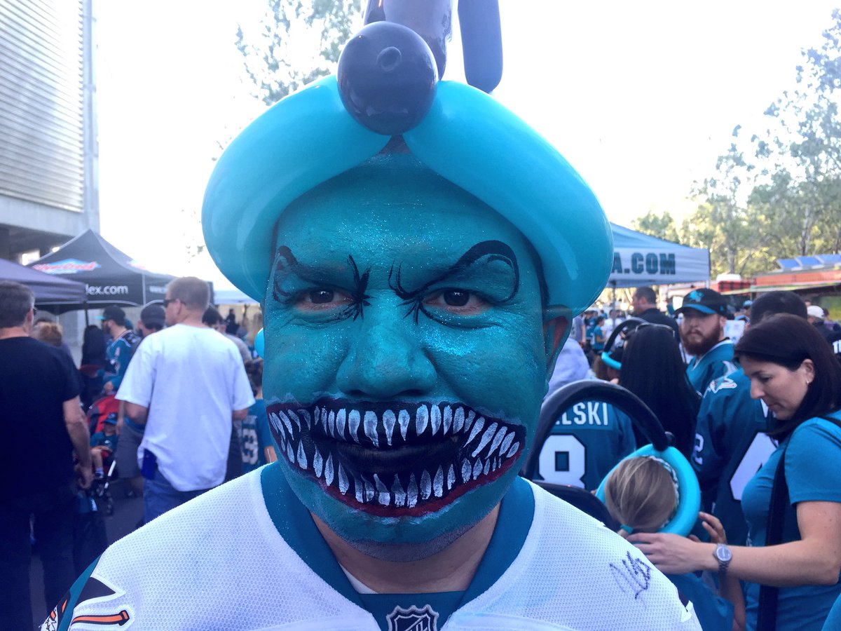 Shark Teeth Face Paint