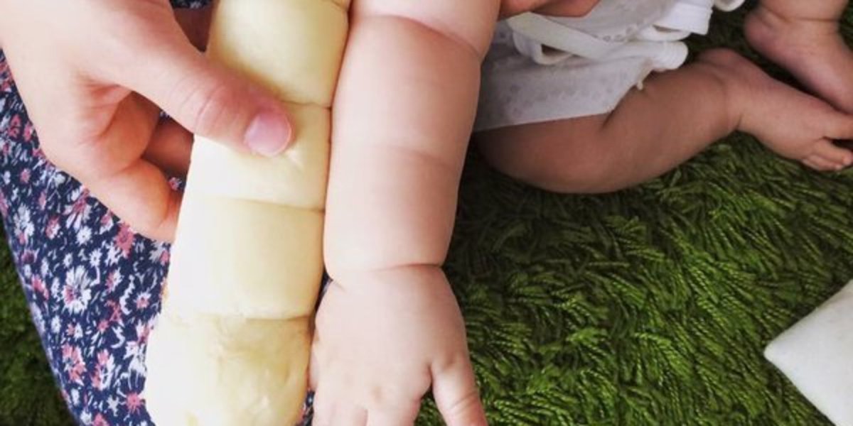 In peak Internet move, baby arms are being compared to bread rolls ...