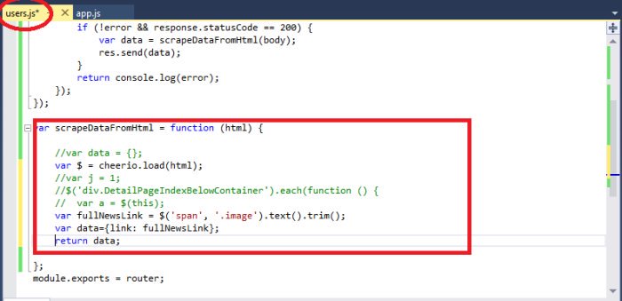 C Corner On Twitter Web Scraping Using Nodejs By Zainnisar237 Cc Csharpcorner 
