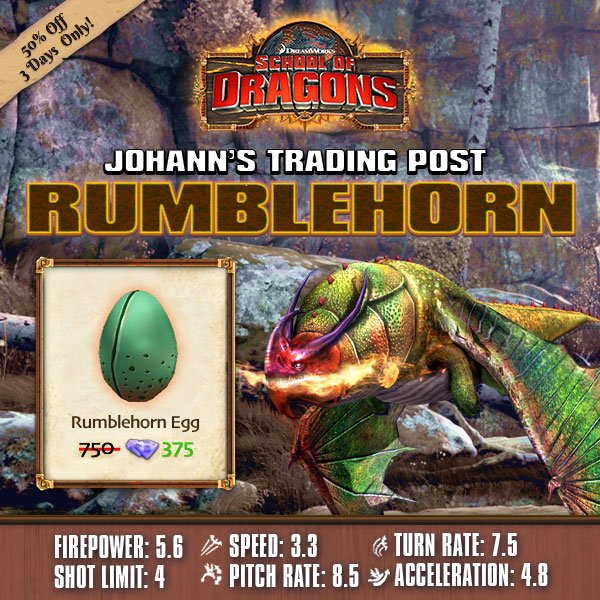How To Train Your Dragon 2 Rumblehorn