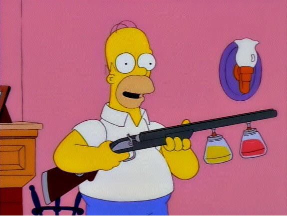 Marge Simpson Makeup Gun
