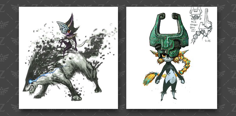 Midna Wolf Form Related