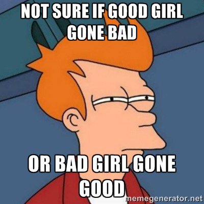 Good Girls Vs Bad Girls