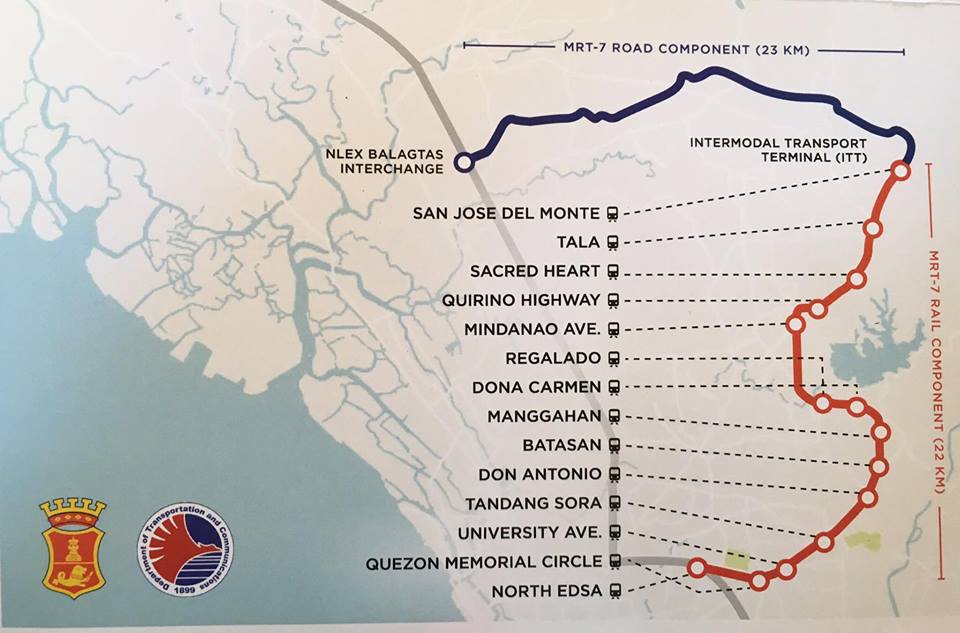 Look: mrt-7 will have 14 stations from north ave to san jose del monte ...
