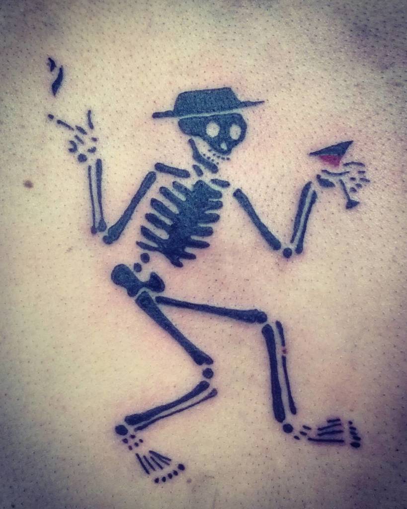 Social Distortion Skeleton Tattoos 30 Best Skeleton Tattoo Ideas You