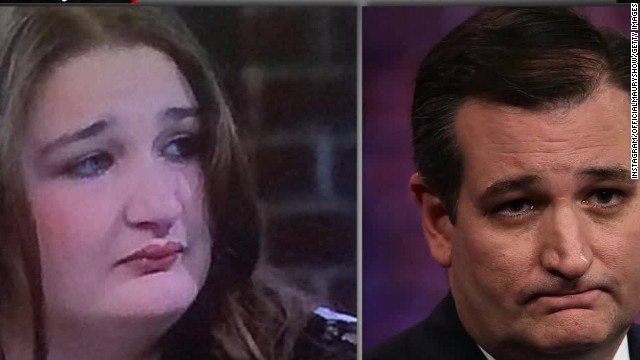 The latest Ted Cruz look-alike is a woman! CNN's Jeanne Moos reports on ...