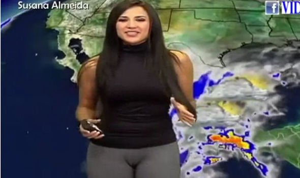 Susana Almeida goes viral: Weather girl has HUGE mishap on live TV, can ...