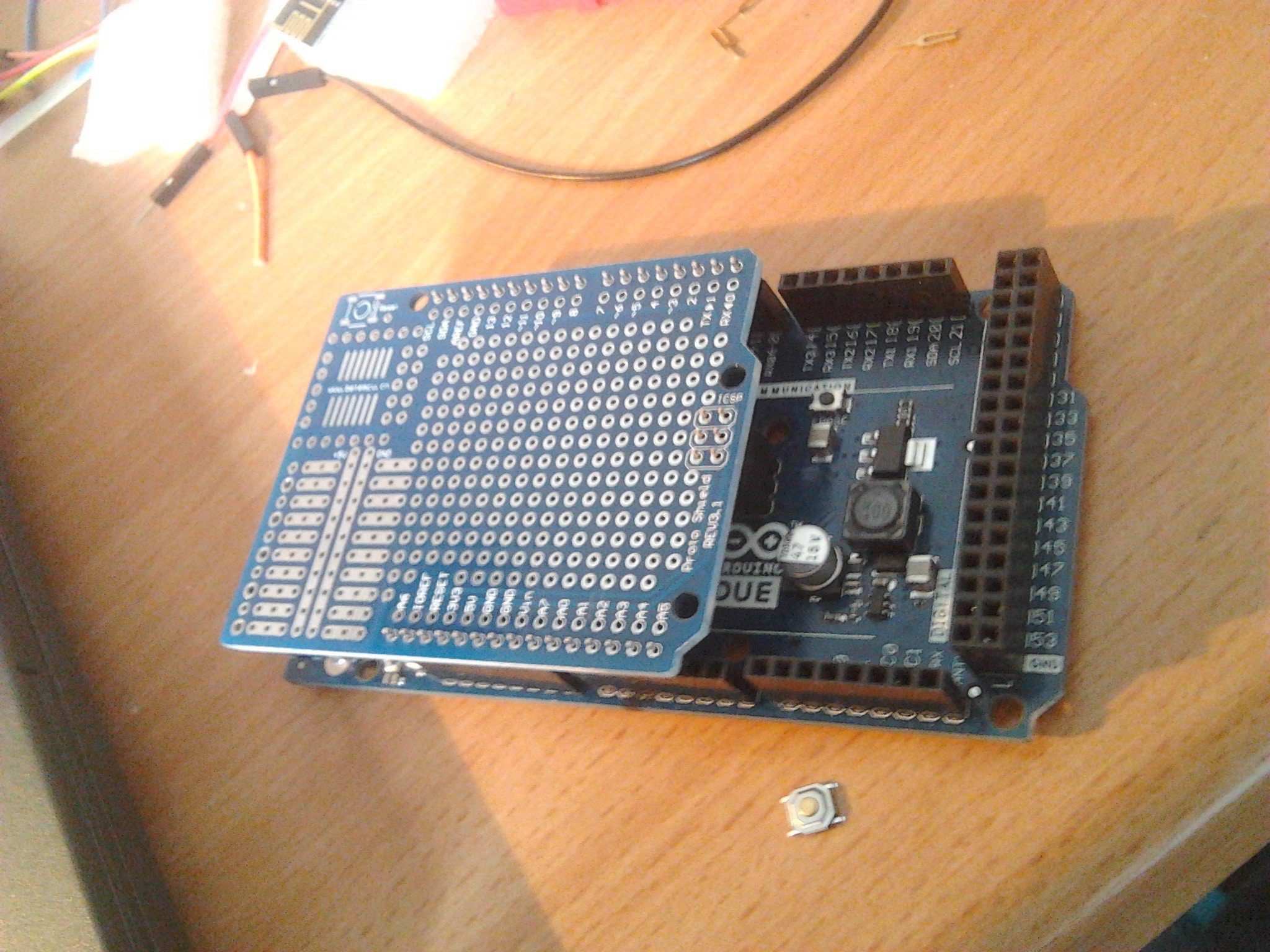 How To Access Spi On Arduino Due With Uno Proto Shield