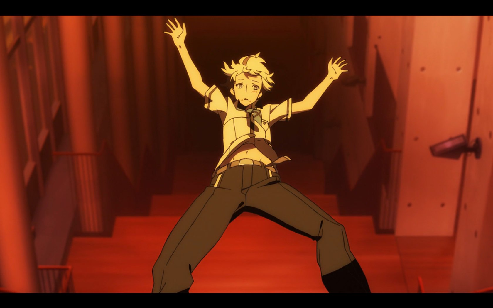 Anime Falling Down Stairs