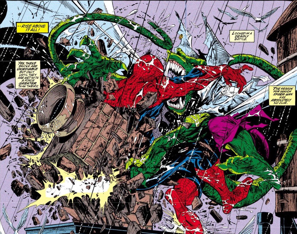 Spiderman Vs Lizard Comic