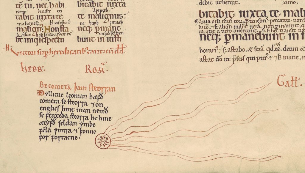 StoryMapJS: Medieval Comet Sightings