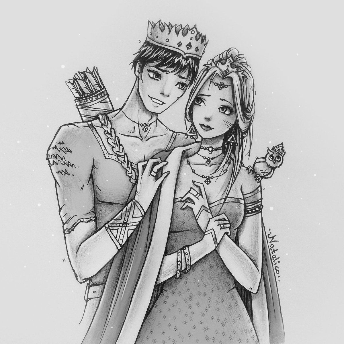 King And Queen Drawing