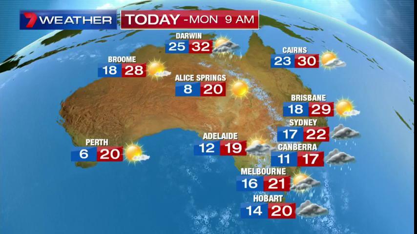 Sydney's Weather: 22 in the city, 21 in Parramatta, 20 in Terrey Hills ...