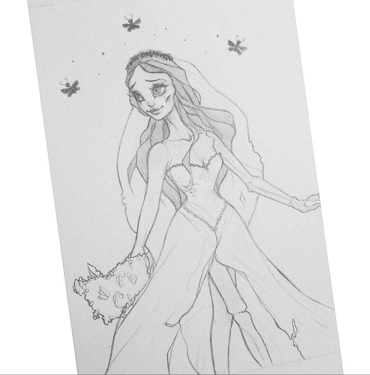 Corpse Bride Drawing