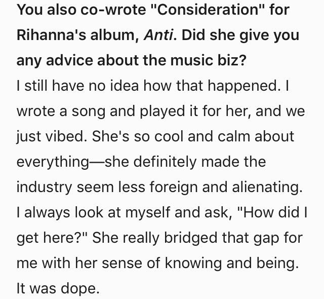 SZA Talks About Bonding W/ Rihanna Over Her Crazy Fashion & Amazing ...