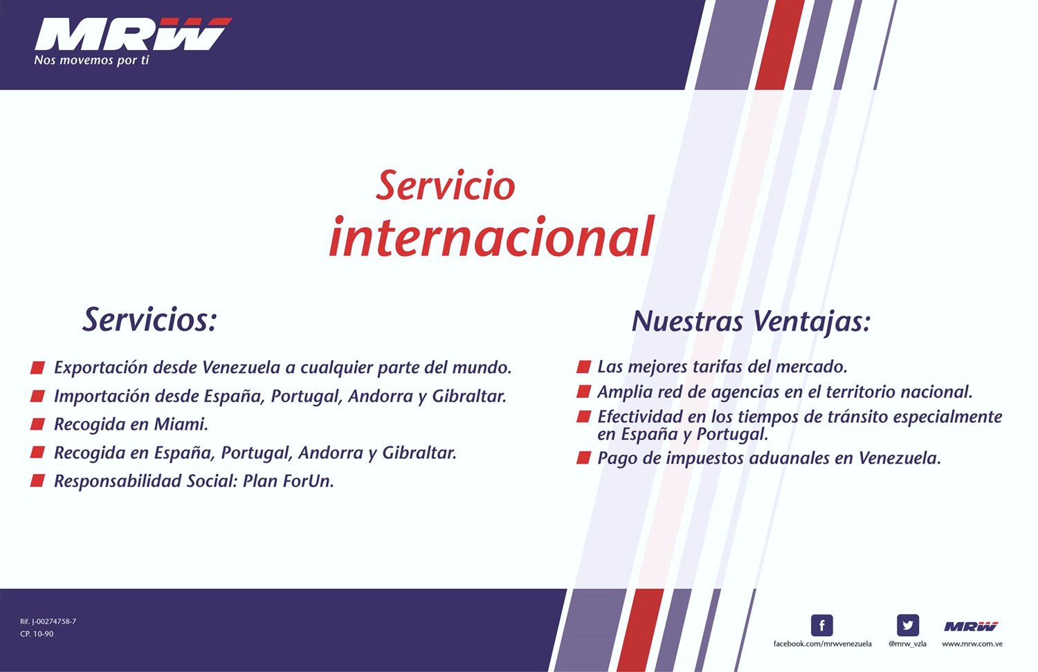 MRW Venezuela on Twitter: "Servicio Internacional https://t.co/x0BVfaX7if" / Twitter