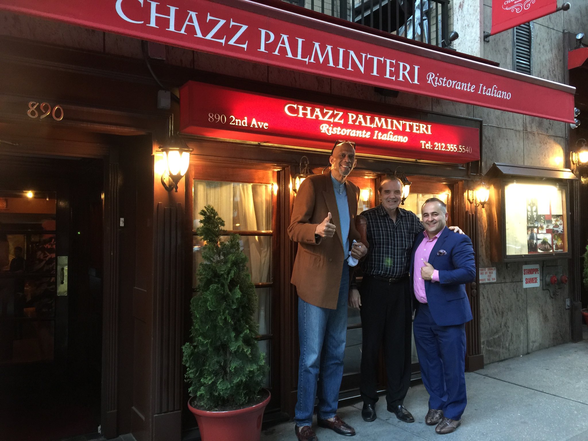 Chazz Palminteri Restaurant Actor Chazz Palminteri Dines At Katonah