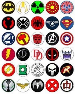Superhero Logos Marvel