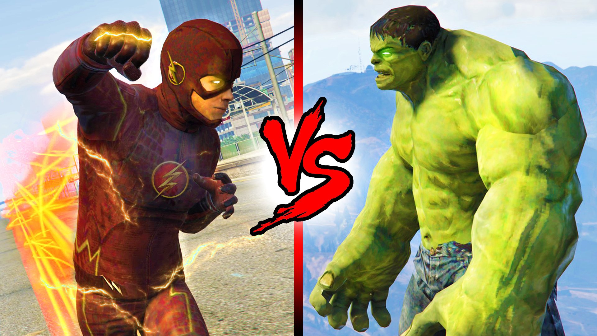 Flash Vs Hulk
