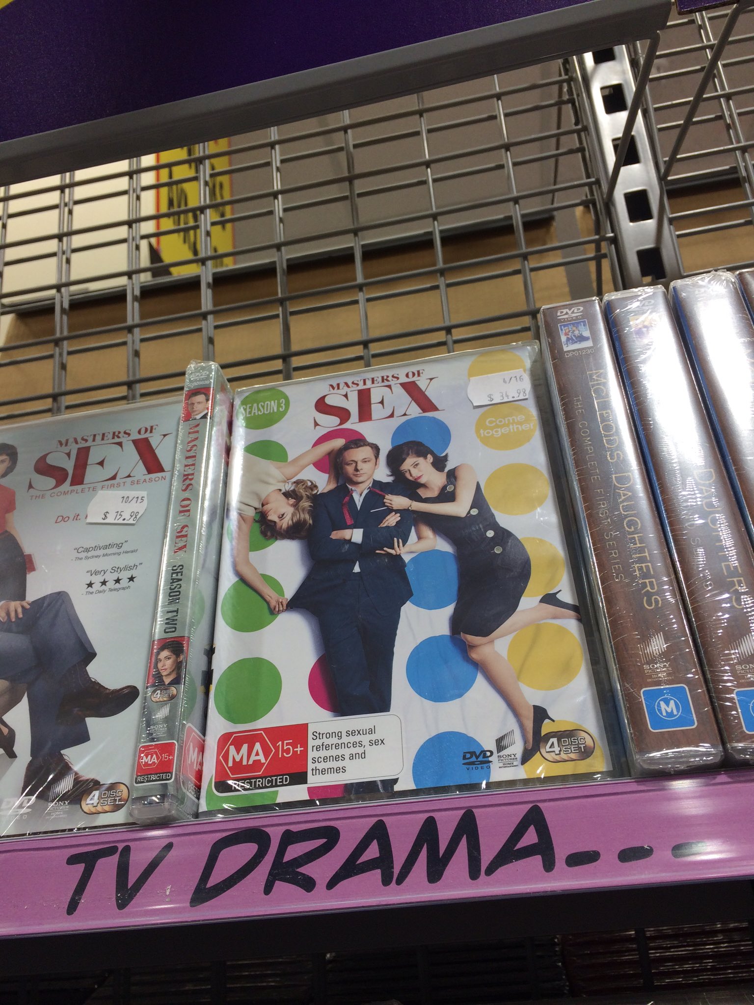 We Love Lizzy Caplan on Twitter: "Exciting news Aussies! @SHO_Masters Season 3 is out on DVD in ...