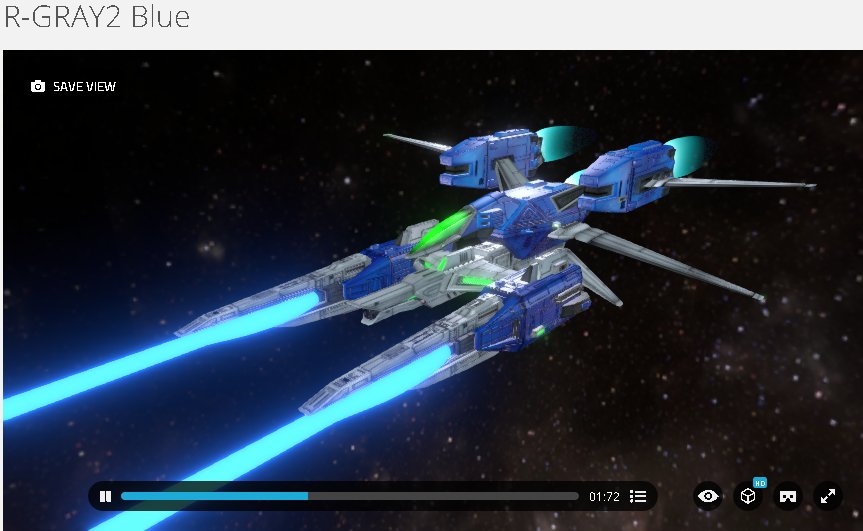 tarrow100（兄上） on Twitter: "R-GRAY2 Blue by v_tarrow_aniue https://t.co/DbtwuzeeIg アニメーション付きR ...