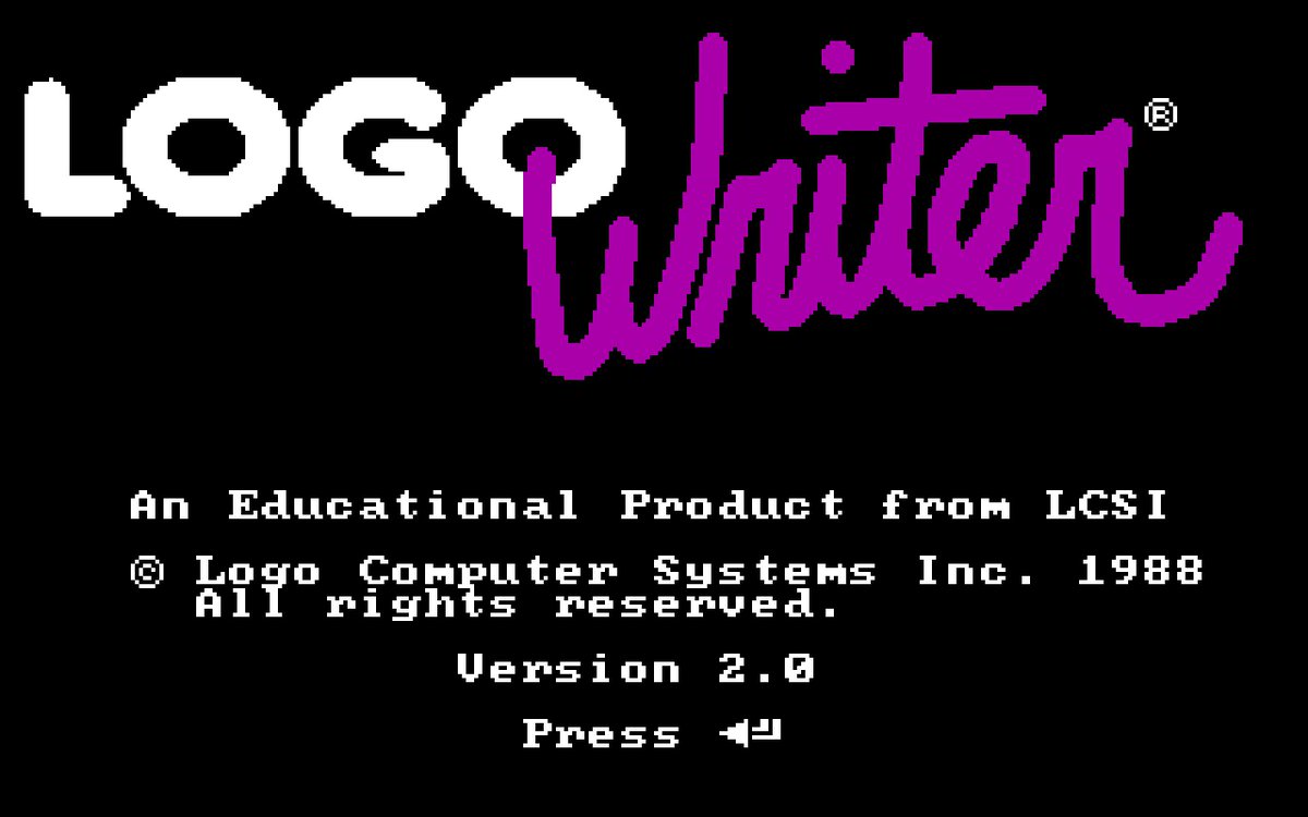 Logo Writer was a great introduction to programming as a kid. : r/nostalgia