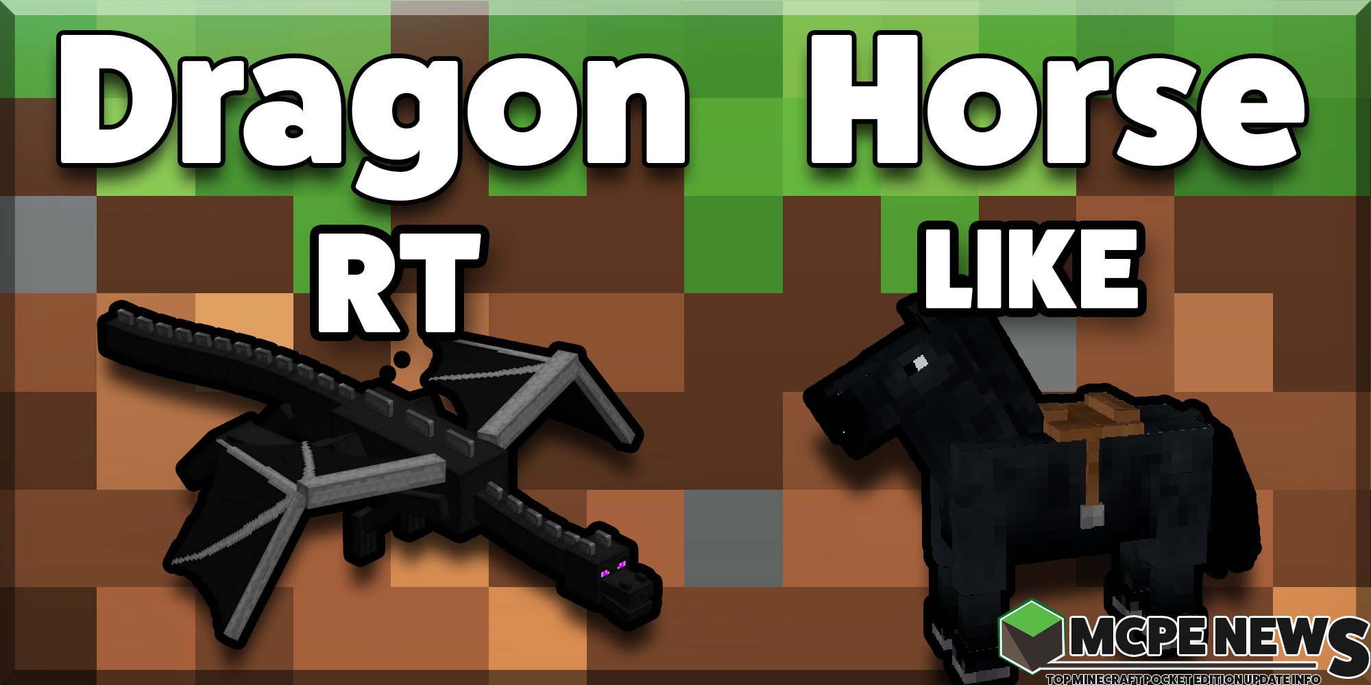 Black Pegasus Horse Minecraft