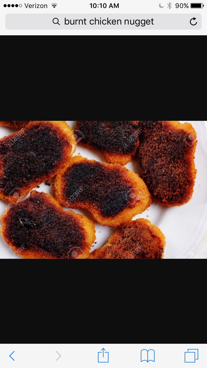 Burnt Chicken Nugget