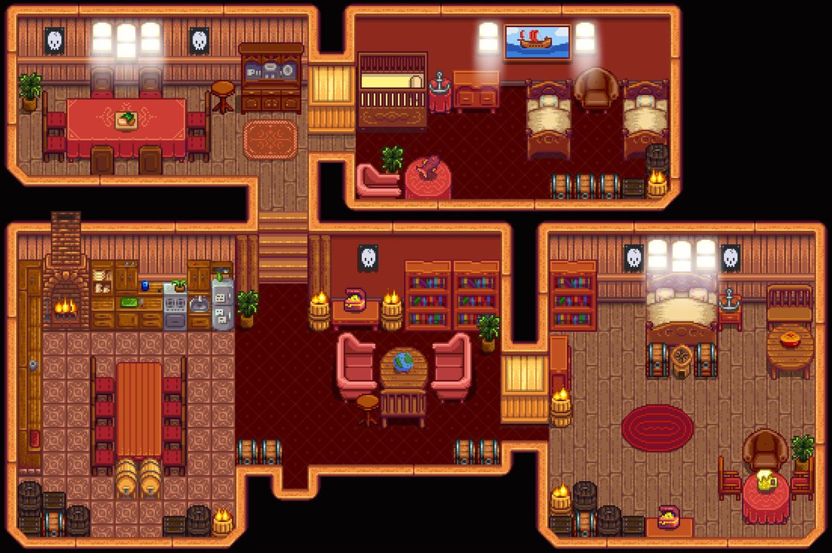 Làm đẹp ngôi nhà decorate house stardew valley trong game Stardew Valley