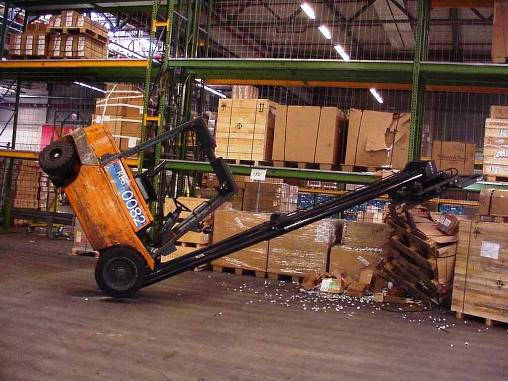 Fork Lift Tip Over